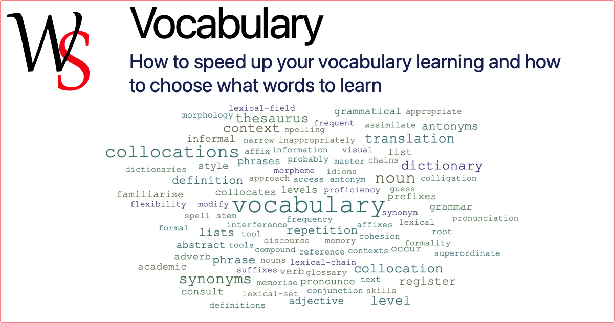 Vocabulary | Writing Support